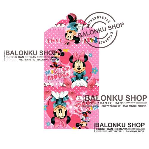 Jual Kartu Undangan Ulang Tahun Micky Mouse dan Minnie Mouse Lipat 3 ...