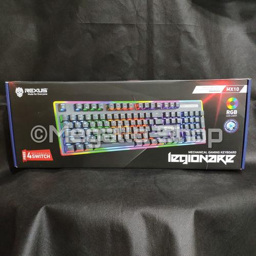 Jual Rexus Legionare MX10 Fullsize RGB Gaming Keyboard Garansi Resmi ...