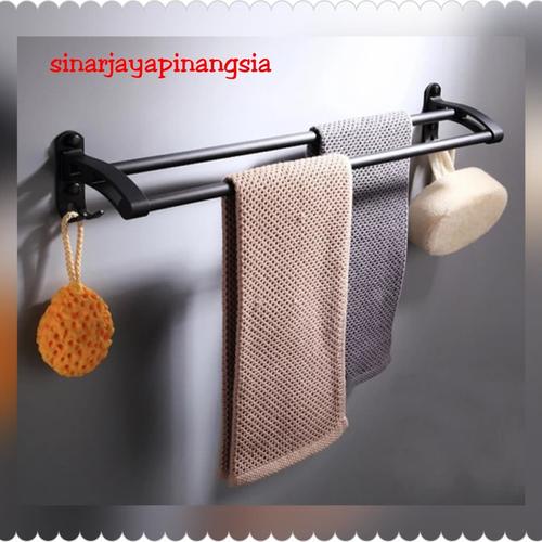Jual GANTUNGAN HANDUK / RAK HANDUK HITAM STAINLESS - Jakarta Barat ...