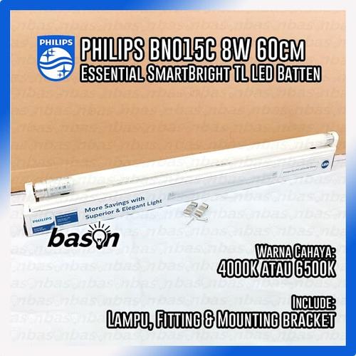Promo PHILIPS BN015C 8W 1 x TLED 60cm - LED Tube Batten - Putih ...