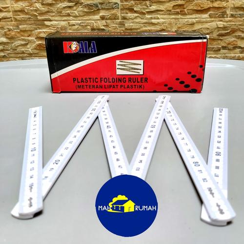 Jual Meteran Lipat Plastik Penggaris / Folding Ruler 1 Meter - KOALA ...