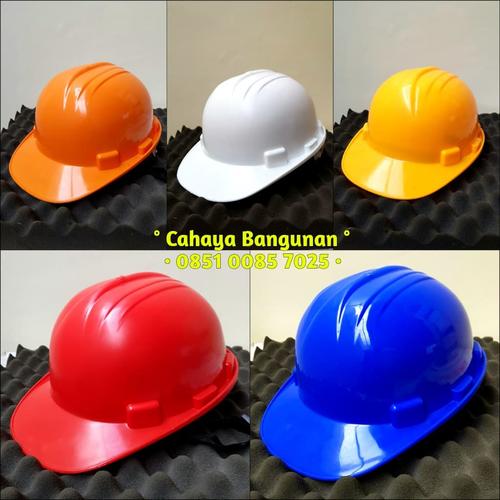 Jual Topi HELM Tukang Proyek Kerja Bangunan Safety Helmet SNI ...