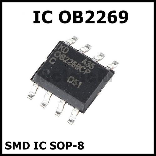 Jual IC OB2269CP SOP8 OB2269 SMD SOP 8 PWM Controller Regulator - Kota ...