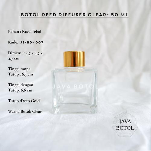 Jual Botol Reed Diffuser Kotak CLEAR - 50 ml - Kota Surabaya - Java ...