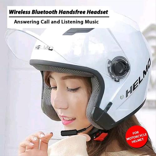 Jual Wireless Bluetooth Earphone Headset Handsfree Motorcycle Helm ...