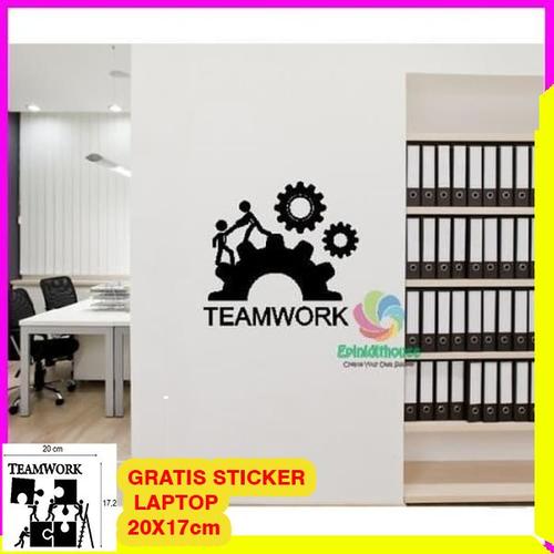 Jual Wall Stiker Teamwork Office Dekorasi Wall Quotes Sticker Decor ...
