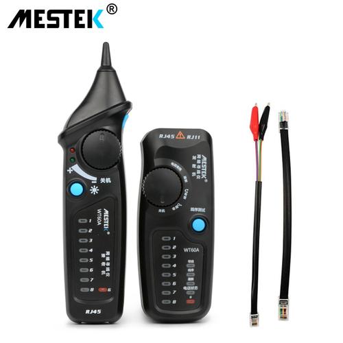 Jual MESTEK WT60A Telephone Wire Tracker RJ11 RJ45 Cat5 Cat6 Tracer ...
