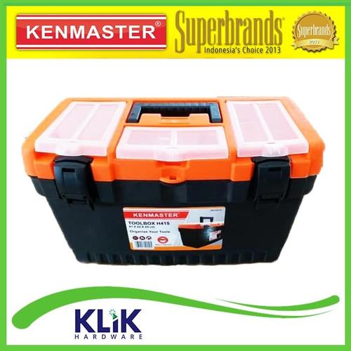 Jual Kenmaster Tool Box PVC H 415 - Kotak Perkakas 41 x 22 x 25 cm H415 ...