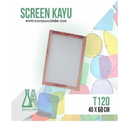 Jual Screen Sablon Kayu T120 40 X 60 CM - Kota Bandung - Warna Aseli ...