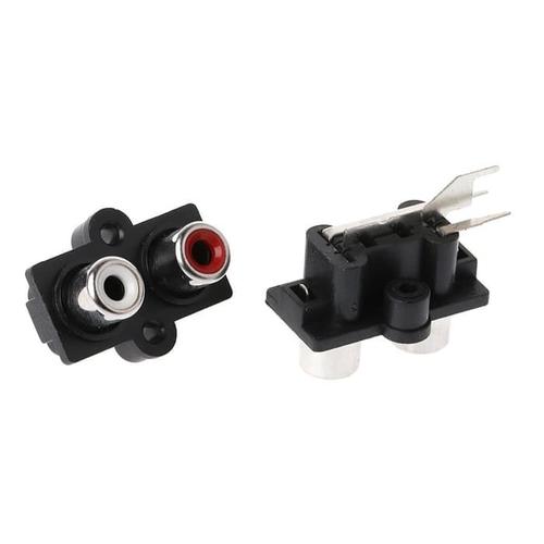 Jual SOKET RCA 2 PIN SOCKET RCA 2 PIN CONTRA RCA FEMALE 2 PIN BERDIRI ...
