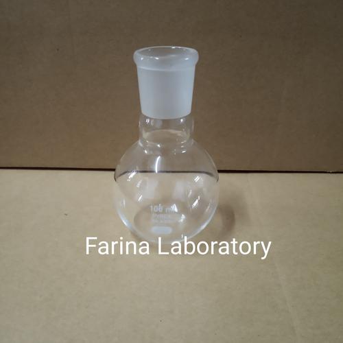 Jual Labu Didih-Boiling Flask 100ml Flat Bottom Ts 24/29 Pyrex Class A ...