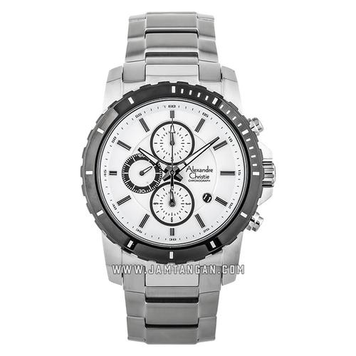 Promo Alexandre Christie AC 6141 MC BTBSL Man Sport White Dial ...