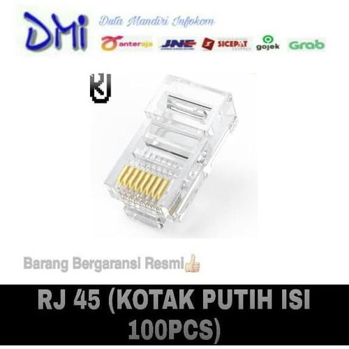 Jual Konektor Rj45 Lan / Rj 45 Satu Kotak Isi 100Pcs - Jakarta Pusat ...