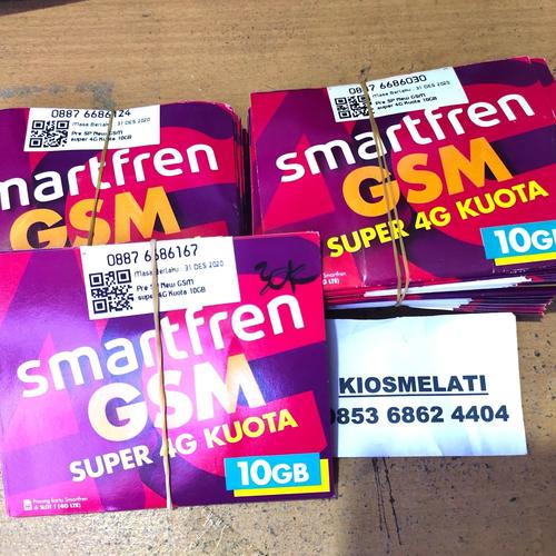 Jual KARTU PERDANA GSM SMARTFREN SUPER 4G UNLIMITED - Kota Palembang ...