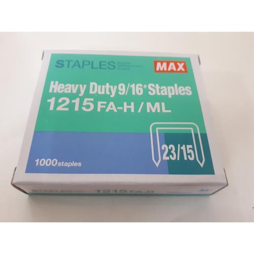 Jual ISI STAPLES MAX 1215 FA-H/ML HEAVY DUTY STAPLER MAGAZINE GUN ...