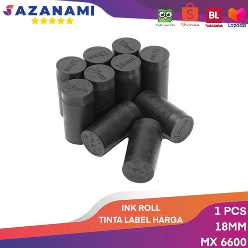 Jual 18MM INK ROLLER TINTA LABEL HARGA TINTA HITAM PRICE LABEL MX6600 ...
