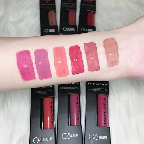 Jual (BPOM) Implora Lip Cream Matte (READY NO. 1,2,3,4,5,6) IMPLORA ...