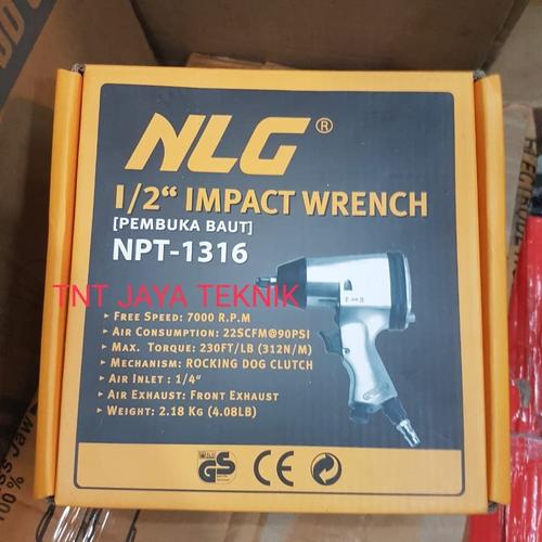 Jual AIR IMPACT WRENCH NLG TYPE NPT 1316 MESIN PEMBUKA BAUT NLG 1/2 ...