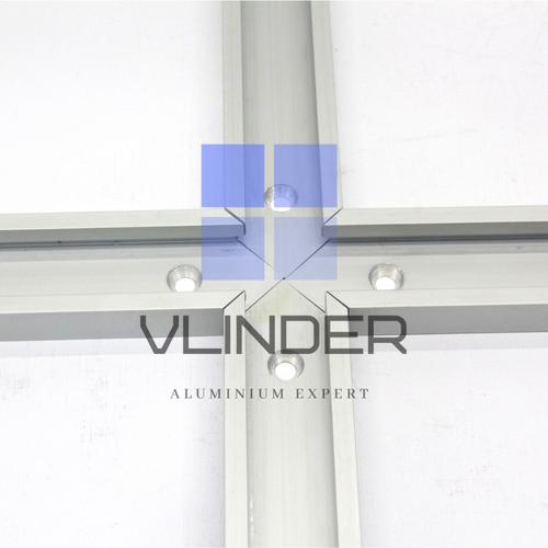 Jual Aluminium T Track 30 mm Cross Connector - Kab. Tangerang - Vlinder ...