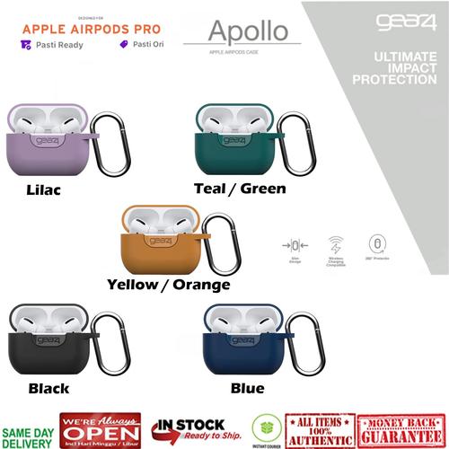Jual Case Airpods Pro GEAR4 APOLLO Silicone Case Ultra Thin Full ...
