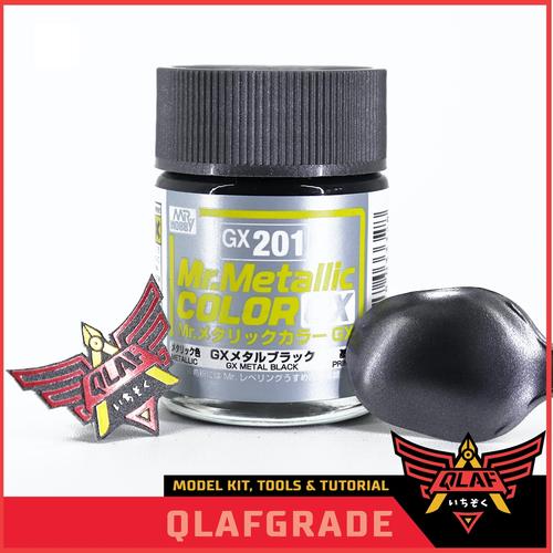 Jual Mr Color GX METAL BLACK GX201 / GX 201 cat gundam model kit ...