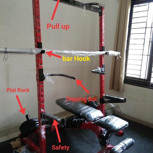 Jual Squatrack penyangga stick bench press pull up alat fitness - Kab ...