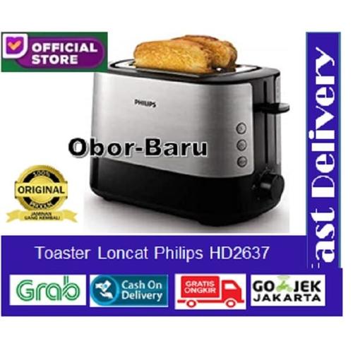Jual PHILIPS Pop Up Toaster Extra Wide 2 slots HD2637/90 - HD2637 HD ...
