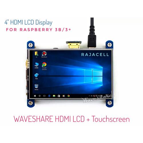 Jual WAVESHARE 4"4inch HDMI LCD Touch Screen Monitor Display Raspberry ...