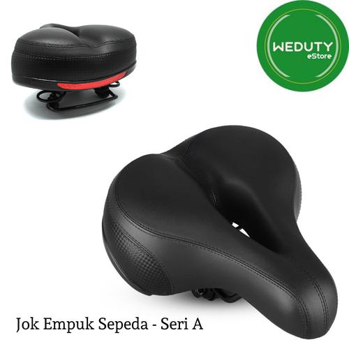 Jual JOK / SADEL / SADDLE SEPEDA EMPUK MTB DENGAN REPLECTOR - Putih ...