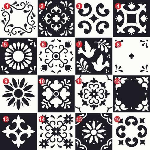 Promo STIKER TEGEL / STICKER LANTAI / KERAMIK Motive 18 - 30x30cm - Kab ...