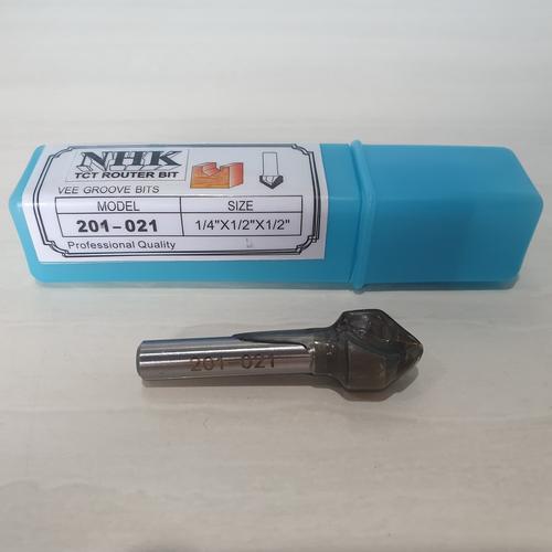 Jual Mata Profil Kayu Router Bits 201-021 (12 mm) V VEE GROOVE 90 ...