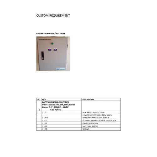 Jual BATTERY CHARGER/RECTIFIER/UPS 2 OUTPUT RELAY ABB, SIEMENS ...