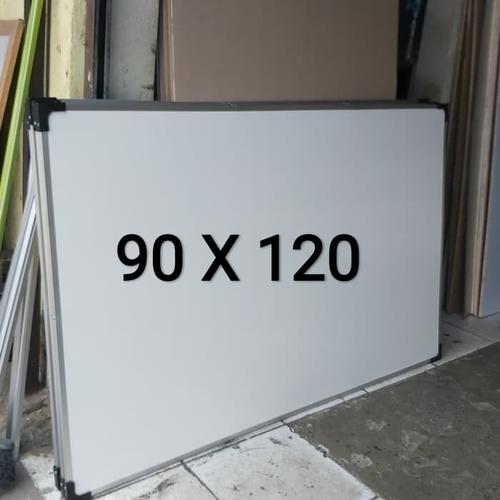 Jual Whiteboard gantung 90 x 120 cm papan tulis 90x120 cm - Kota ...