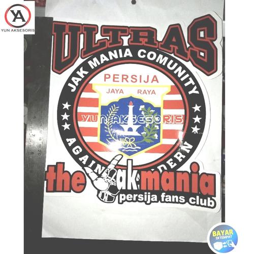 Jual Persija Stiker ULTRAS The Jakmania ukuran 25 cm - Jakarta Barat ...