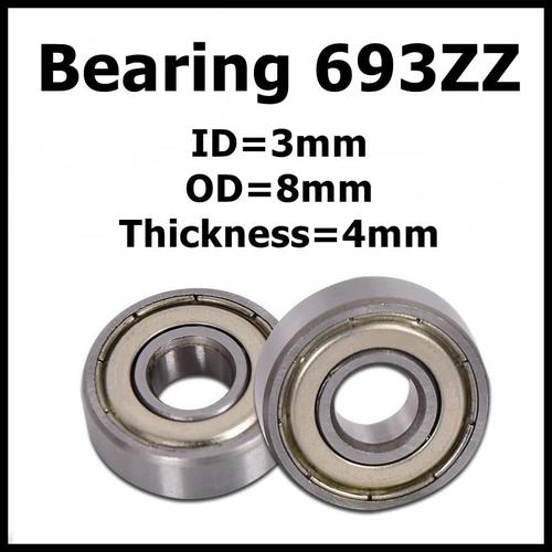 Jual Bearing 693zz Deep Groove Ball Bearing Miniature 3 x 8 x 4 mm ...