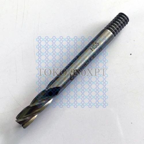 Jual Mata Bor Frais 6 mm 6mm 4 Flute End Mill Milling Drat Dormer UK ...