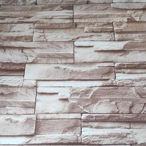 Jual TERBARU WALLPAPER BATU ALAM GREY 3D H1088 45 CM X 10 MTR ...