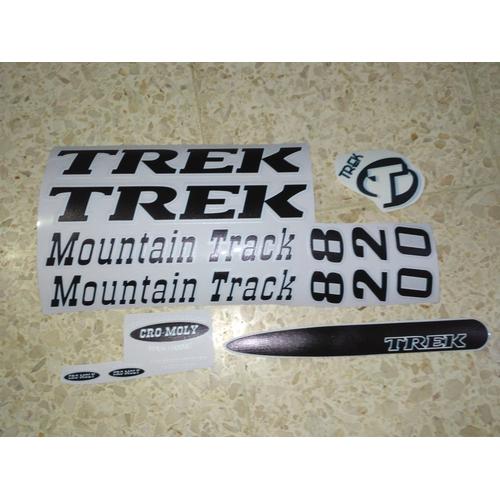 Jual stiker sticker decal transparant TREK Mountain Track 820 chromoly ...
