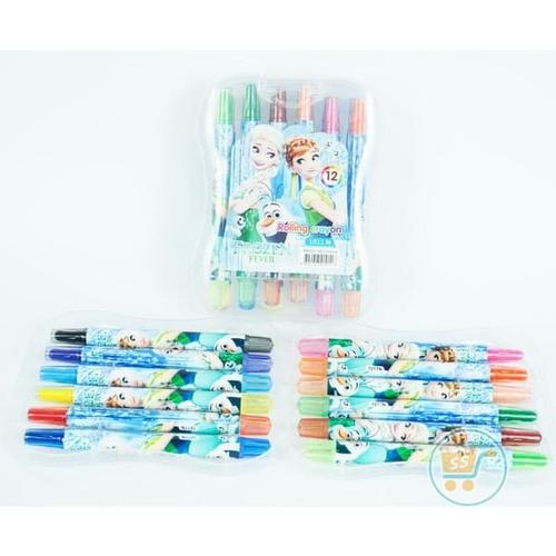 Jual CRAYON FROZEN PUTAR WITH BOX PENSIL WARNA ALAT GAMBAR ANAK HADIAH ...