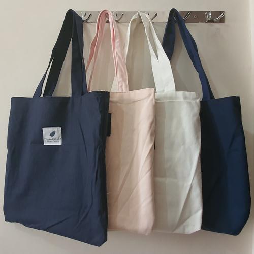 Jual Tote Bag 2 sisi (Canvas & Cotton) - Putih - Jakarta Timur - Baked by Hanna | Tokopedia