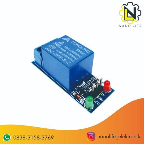 Jual Relay 1 Channel Biru 5V Volt DC Output 250VAC / 30VDC 10A - Kota ...