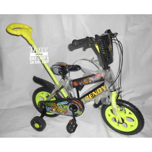 Jual SEPEDA ANAK BMX TRENDY 12 inch DORONGAN DAN STIR WARNA KUNING ...
