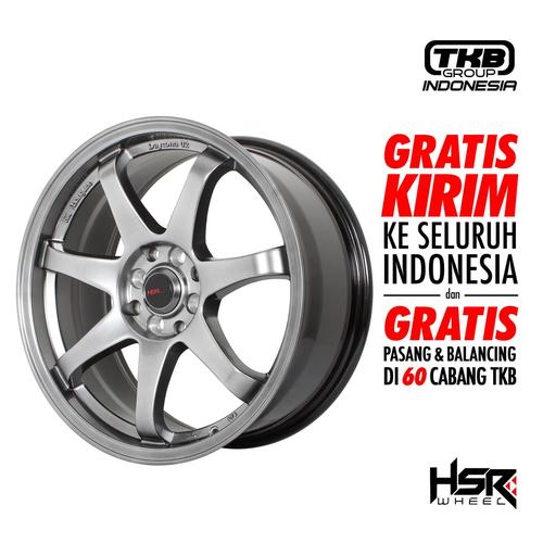 Promo Velg Mobil Ring 17 HSR GTR SPORT 994 - PCD H8X100-114,3 ET40 HB ...