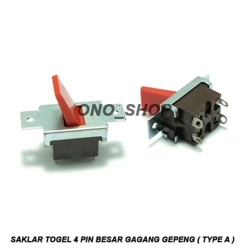 Jual Saklar Toggle 4 Pin On-Off Besar Gepeng - Made in Japan - Jakarta ...
