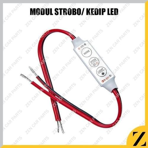 Jual Modul strobo led flash mini controller kabel control rgb dimmer ...