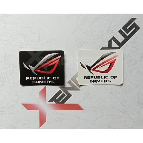 Jual Stiker Logo Republic of Gamers (ROG) - Putih - Jakarta Pusat ...