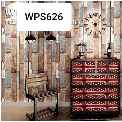 Jual Wallpaper stiker motif papan kayu new arrival - Jakarta Barat ...