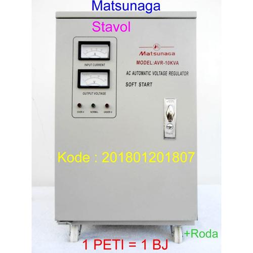 Jual Matsunaga Stavol Stabilizer 10000 Watt 10KVA Penstabil Arus ...