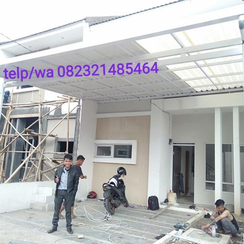 Jual kanopi atap alderon upvc berongga kombinasi transparan - Kab ...