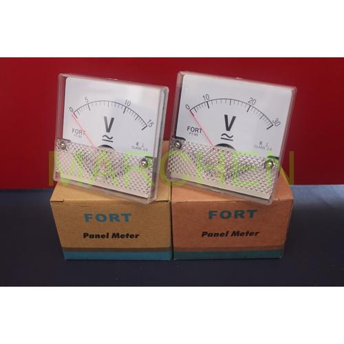Jual Panel Meter Volt Meter FT 65 15V 30V AC DC FORT - Kota Semarang ...